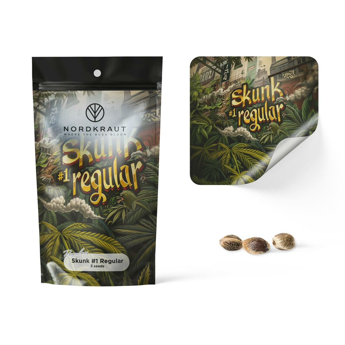 Skunk #1 Regular Cannabis Samen | NORDKRAUT PREMIUM SEEDS, 9,90
